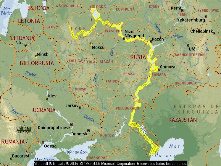 Mapa Mundial Do Rio Volga Os Rios Mais Importantes Do Mundo Estão A